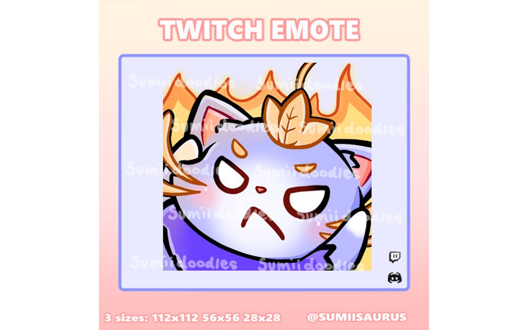 Twitch Emotes League of Legends: Yuumi flame - Etsy