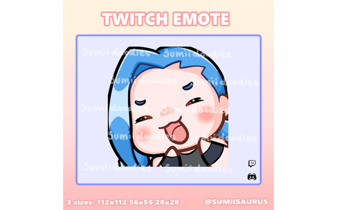 Twitch Emotes League of Legends: Jinx laugh - Etsy