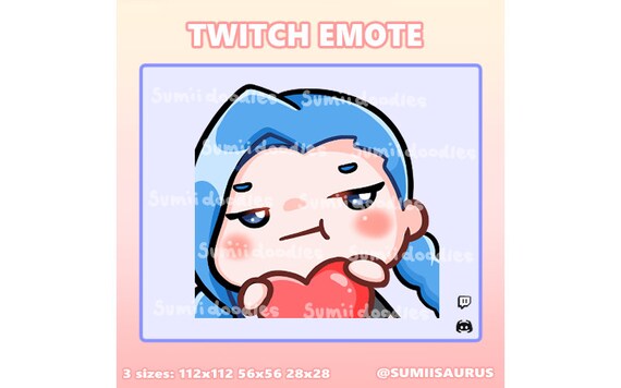 Twitch Emotes League of Legends: Jinx heart | Etsy