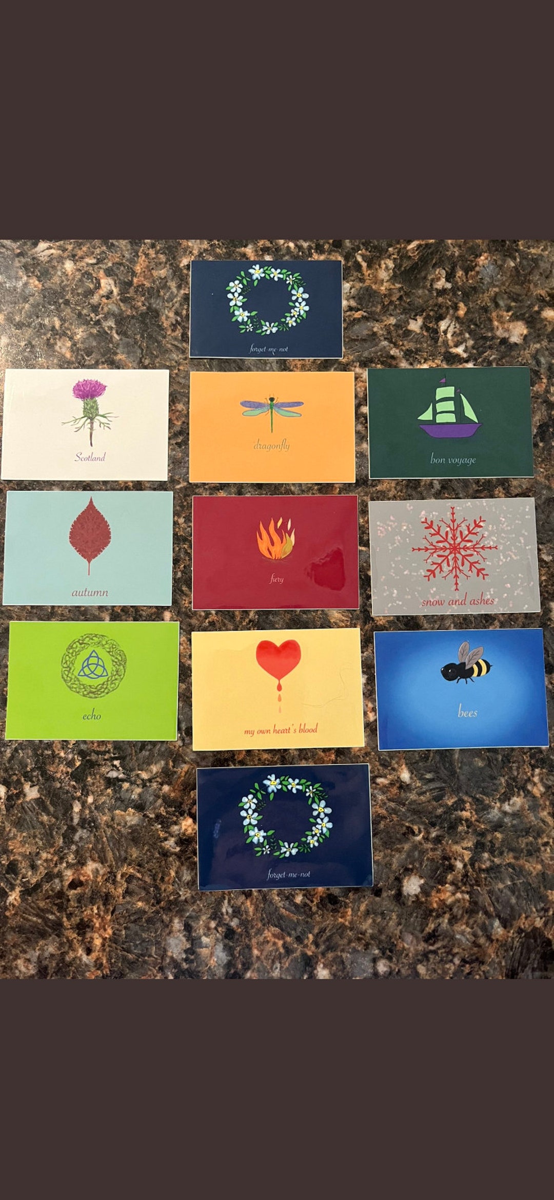 Set of 10 Stickers - Etsy