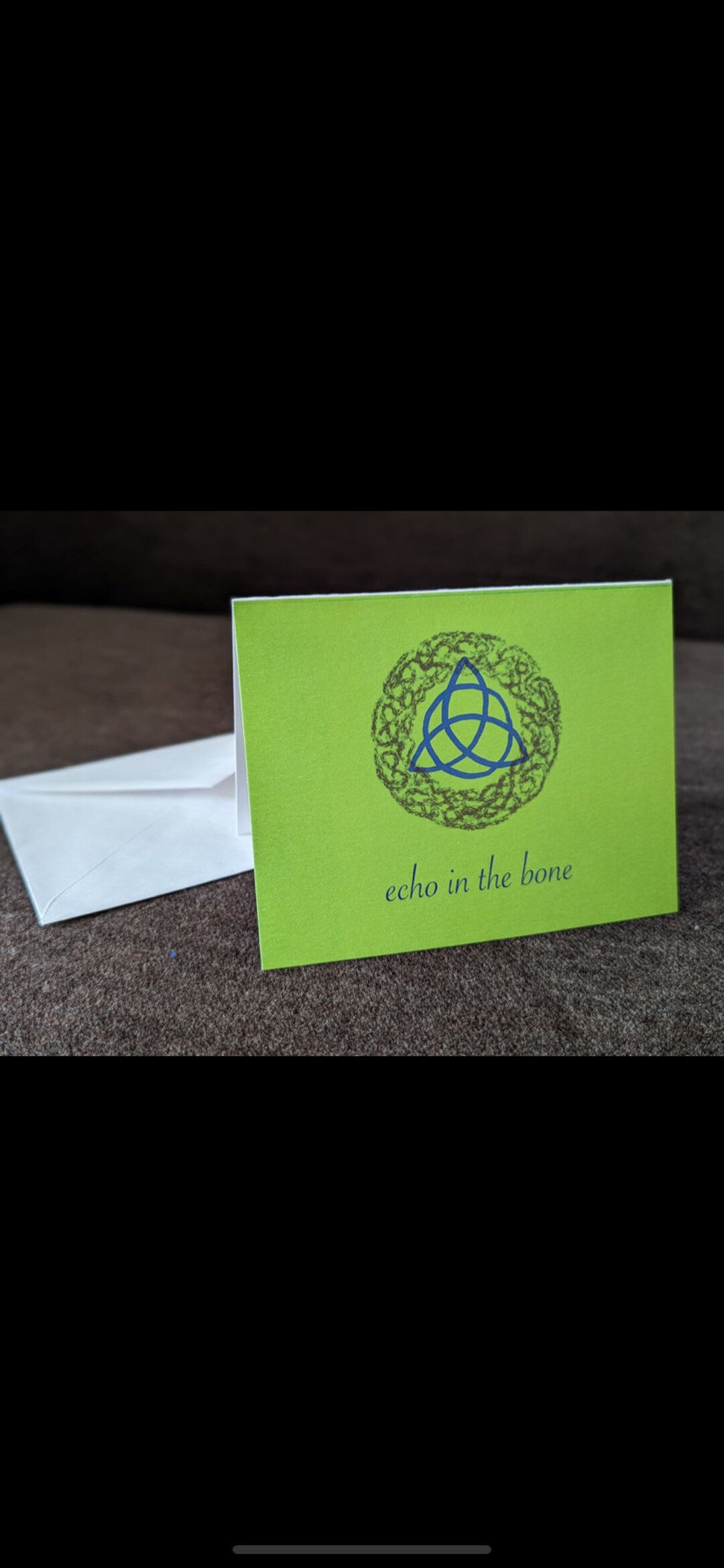 Echo Notecard with Envelope - Etsy