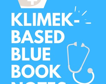 NCLEX Review Notes With Shared Mark Klimek Blue & Yellow Book - Etsy