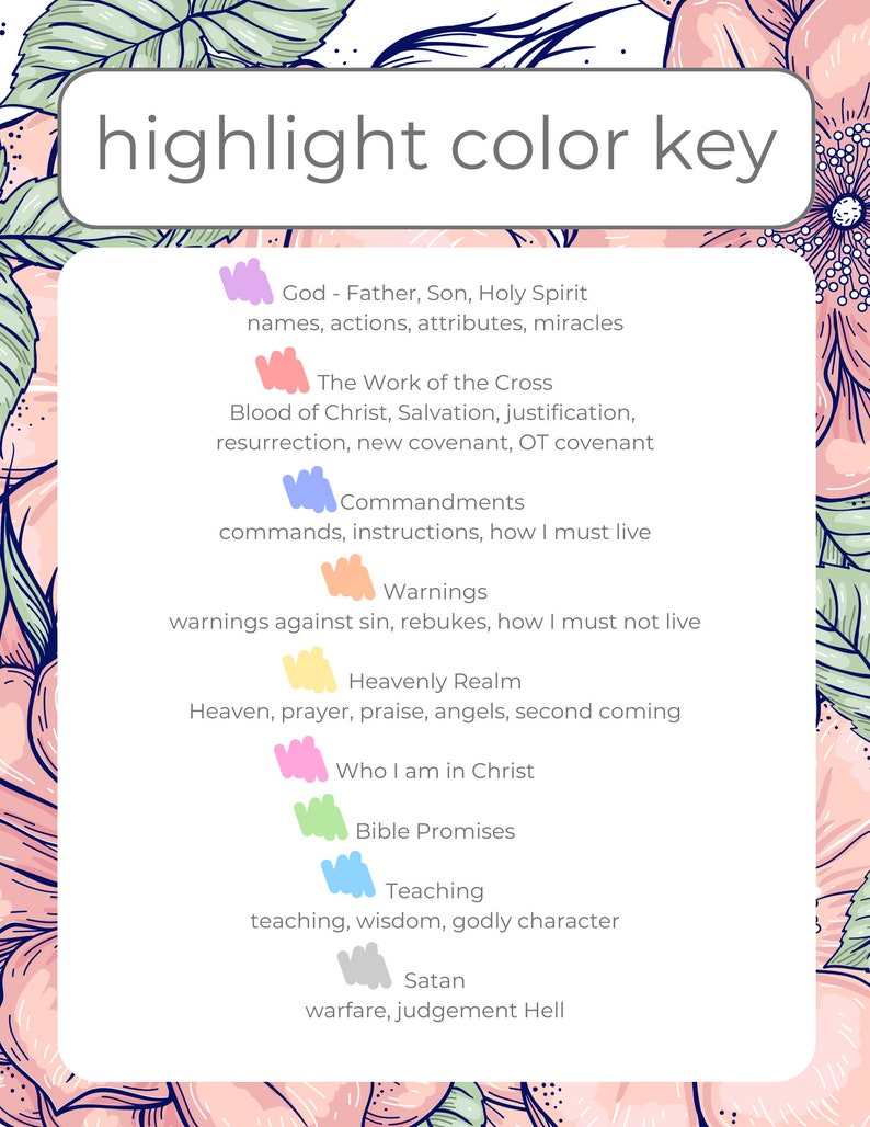 40+ Page Bible Study Binder Download - Etsy