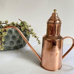 Copper Oil Bottle, Copper Olive Oil Cruet & Dispenser, Container for ...