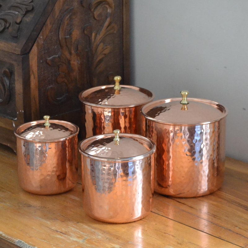 Copper Containers - Etsy