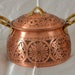 Hand Engraved Copper Cooking Pot With Lid, Traditional Turkish Copper ...