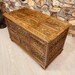 Walnut Wood Storage Chest, Hand Carved Decorative Hope Chest, Wooden ...