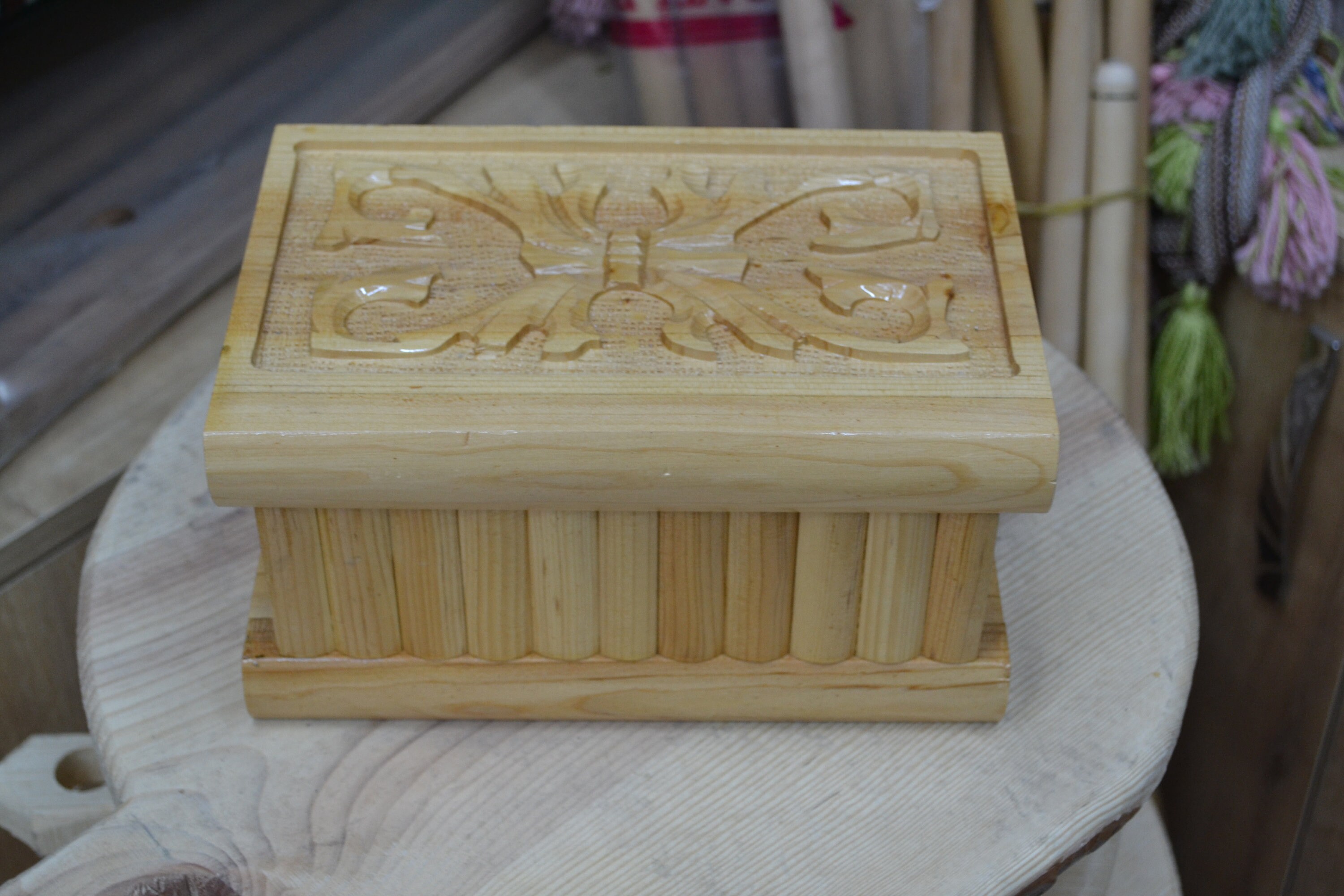 Hand Carved Wooden Secret Lock Box Secret Chest Puzzle Box | Etsy