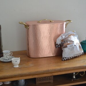 Copper Bread Box Personalized, Hammered Copper Bread Bin With Lid and ...