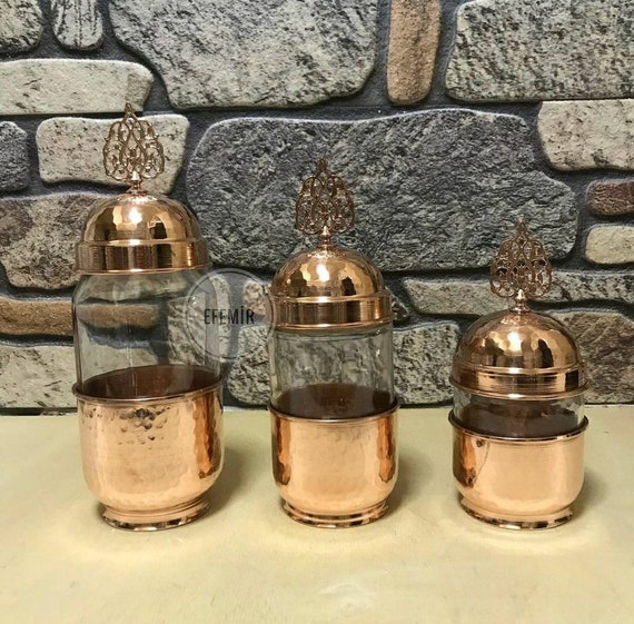 Handmade Copper Container Copper Jars & Containers Handmade Storage ...