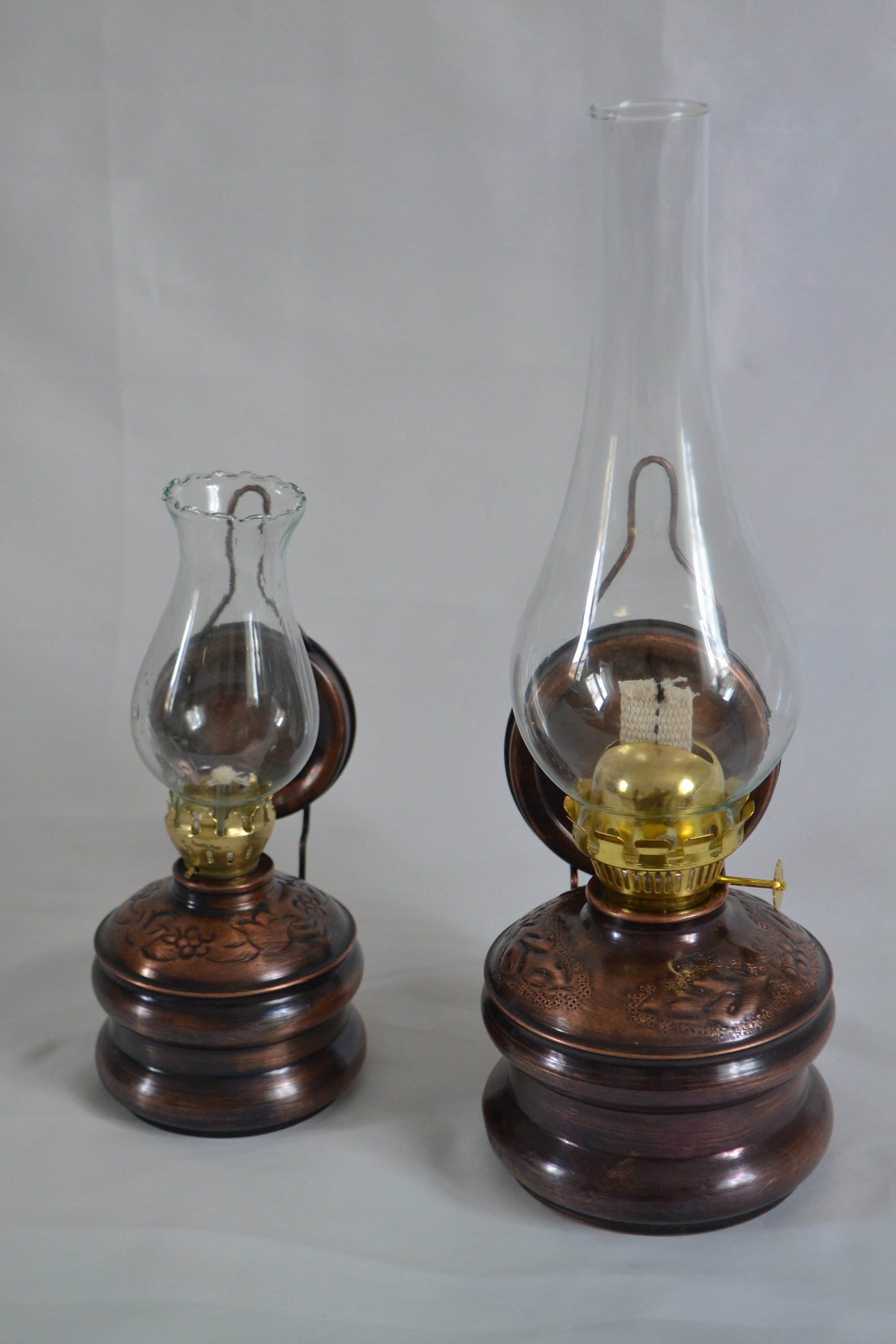 Copper Oil Lamp, Turkish Nostalgic Wall Mountable Gas Lamp - Etsy