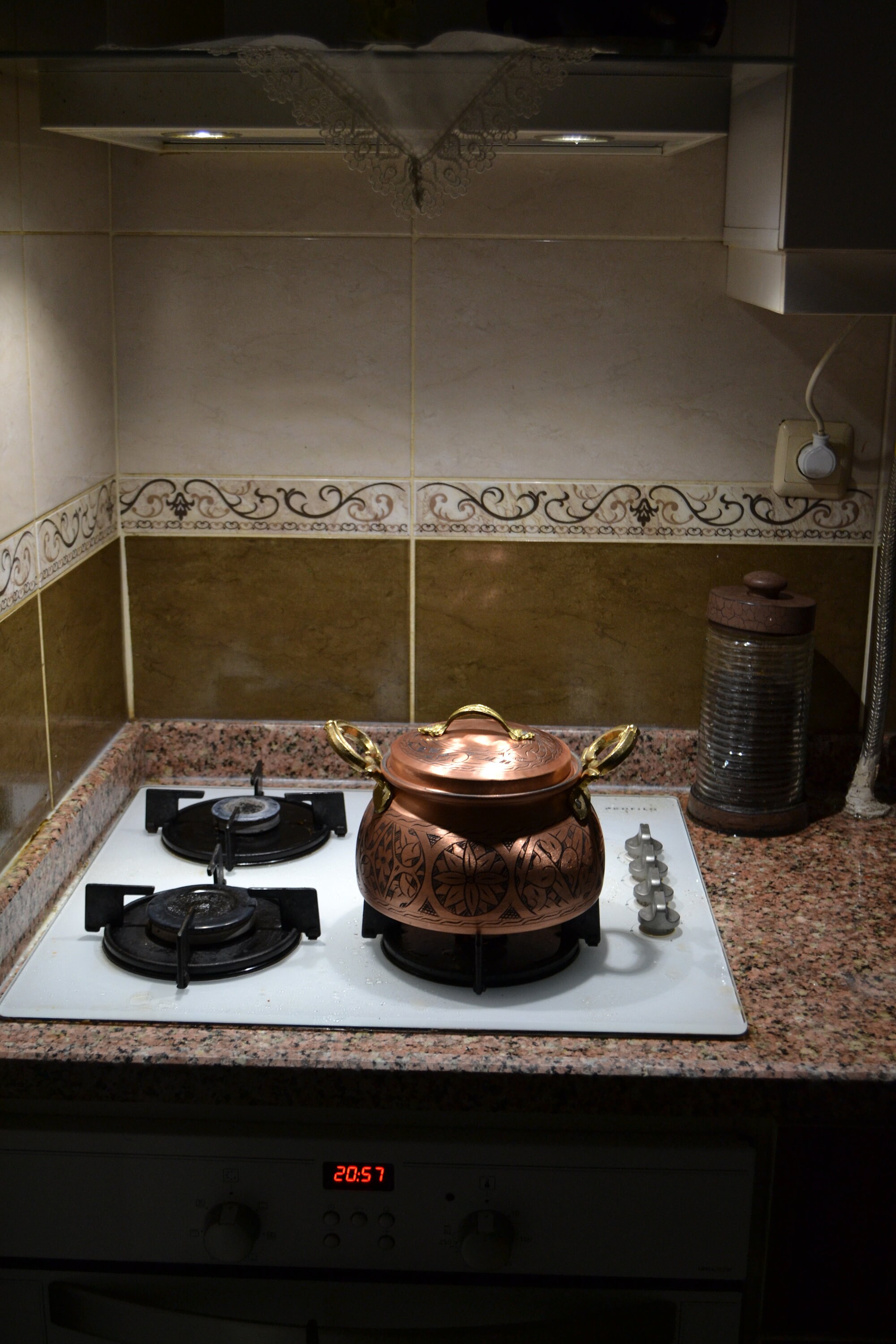 Hand Engraved Copper Cooking Pot, Traditional Turkish Extra Thick ...