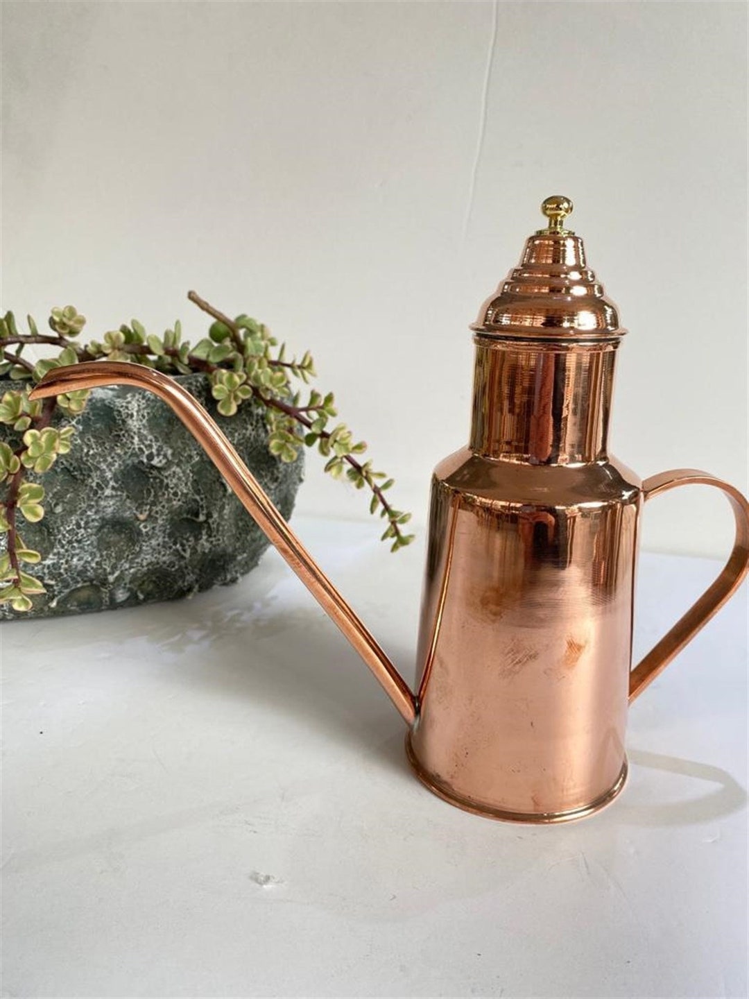 Copper Oil Bottle Copper Olive Oil Cruet & Dispenser - Etsy