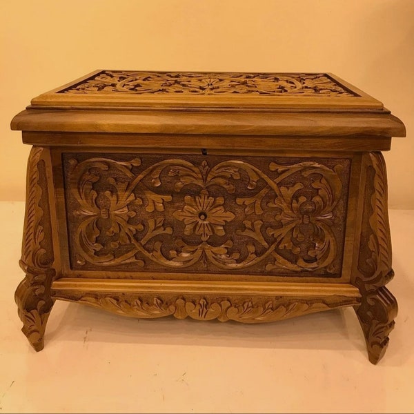 Carved Chest - Etsy