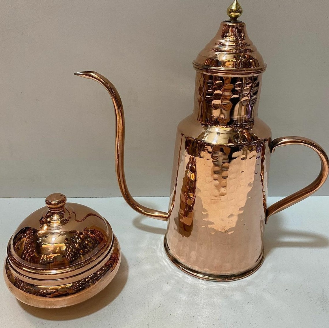 Copper Oil Bottle Copper Olive Oil Cruet Olive Oil - Etsy