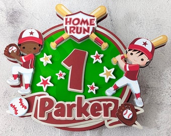 Baseball Cake Topper, Baseball Birthday Party, Baseball Party ...