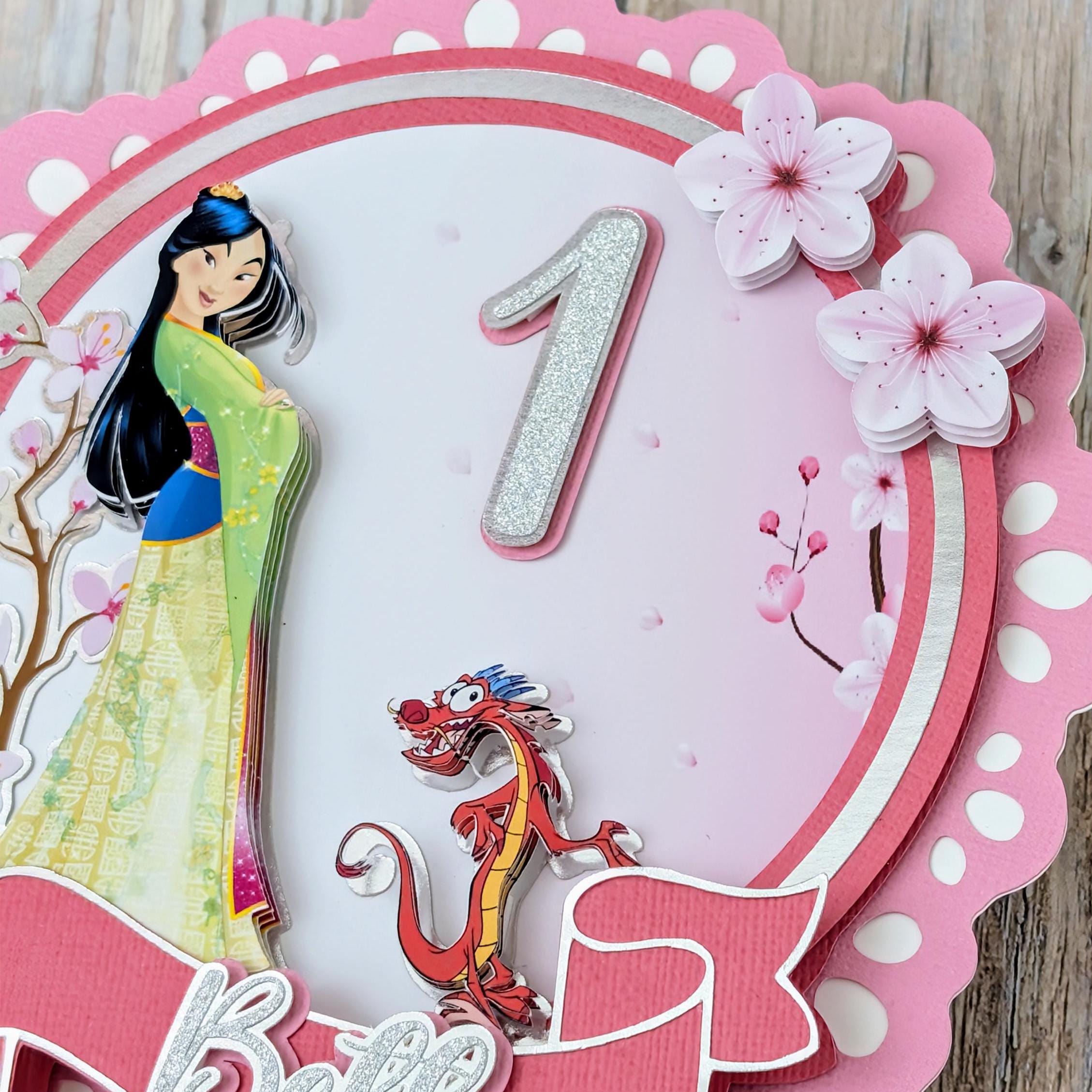 Custom Mulan Cake Topper: Princess Party Centerpiece - Etsy