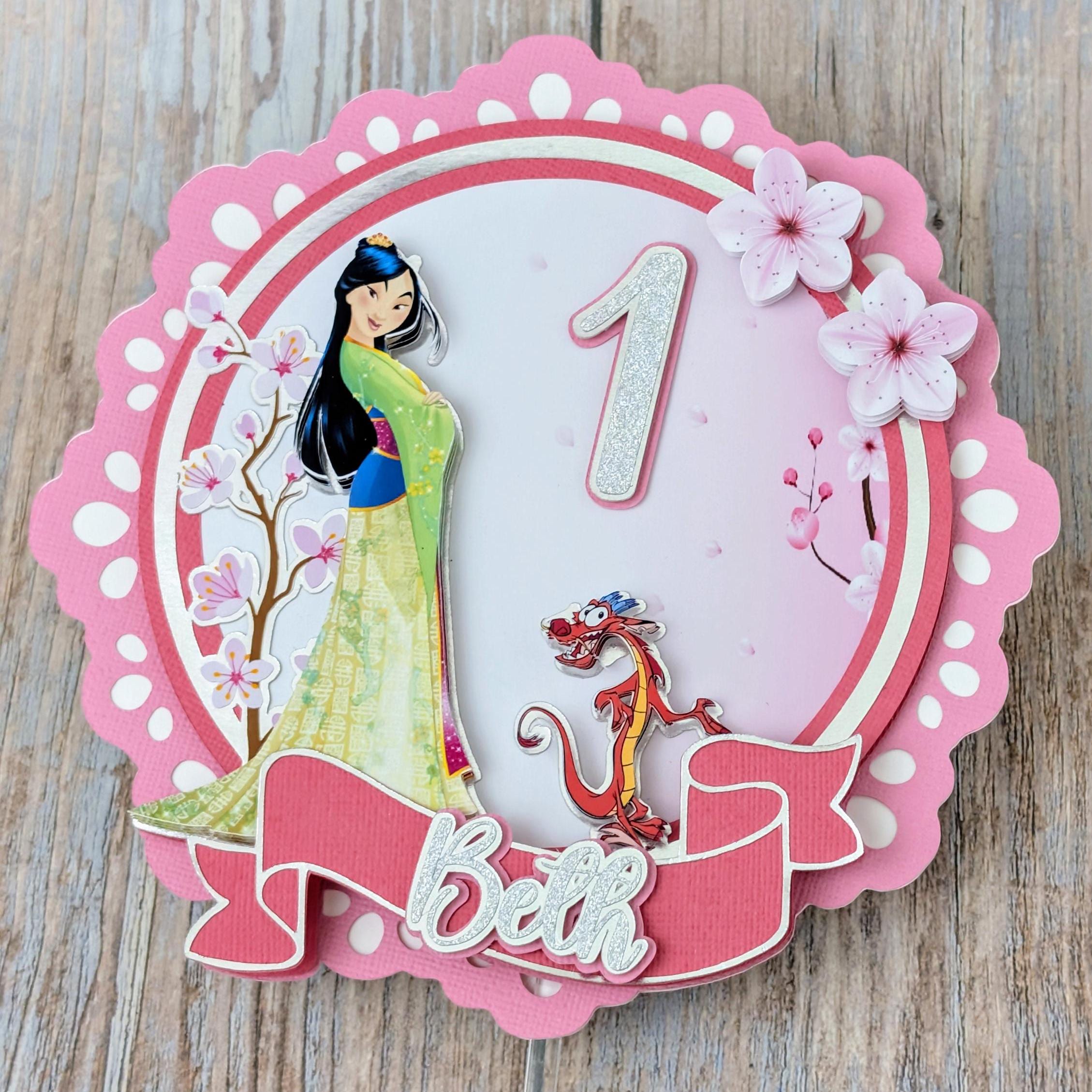 Custom Mulan Cake Topper: Princess Party Centerpiece - Etsy
