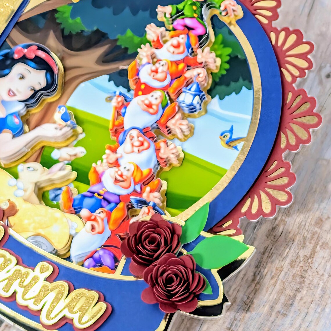 Snow White Cake Topper, Snow White Party Decor, Snow White Themed Party ...