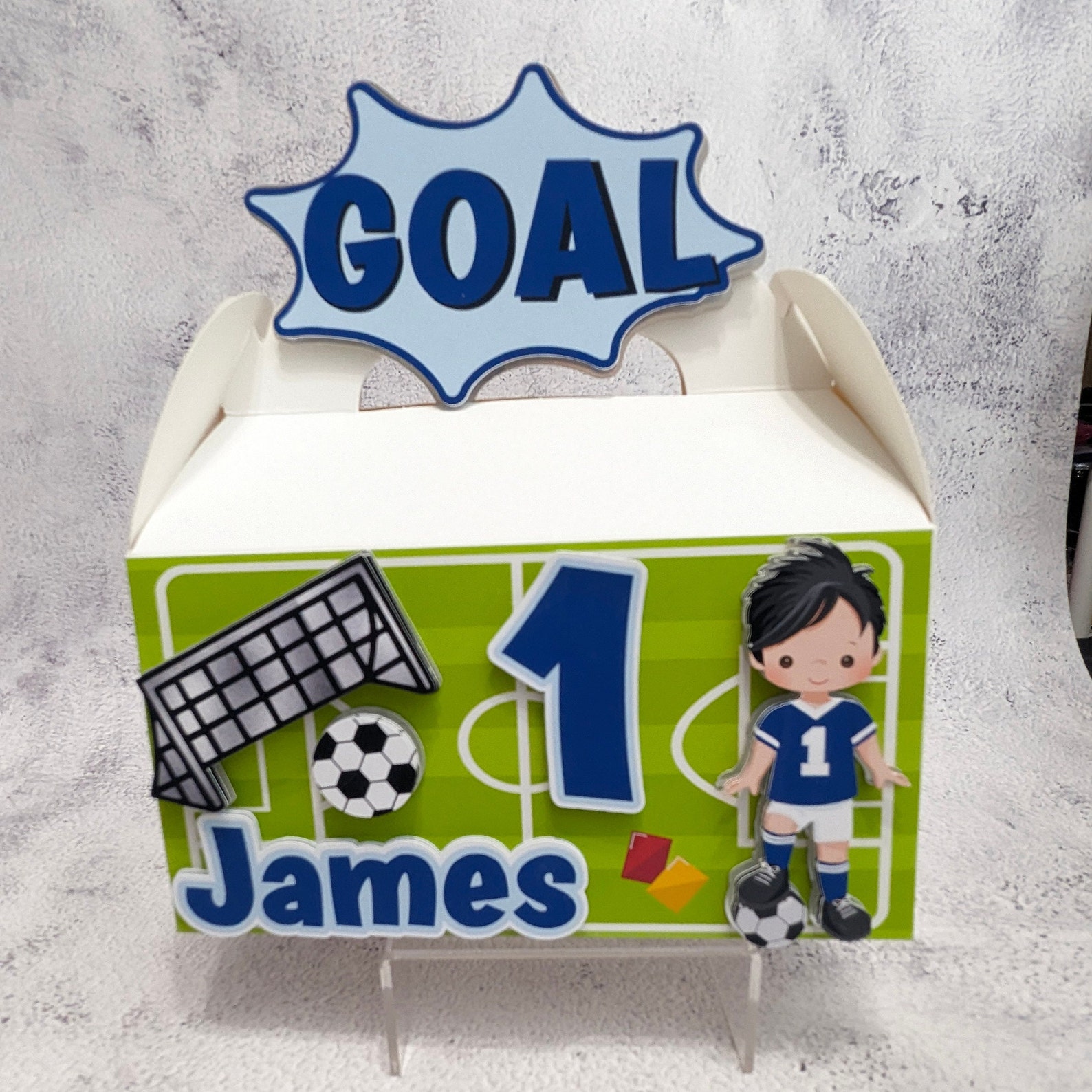 Personalized Soccer Favor Box Set: Themed Party Decorations - Etsy