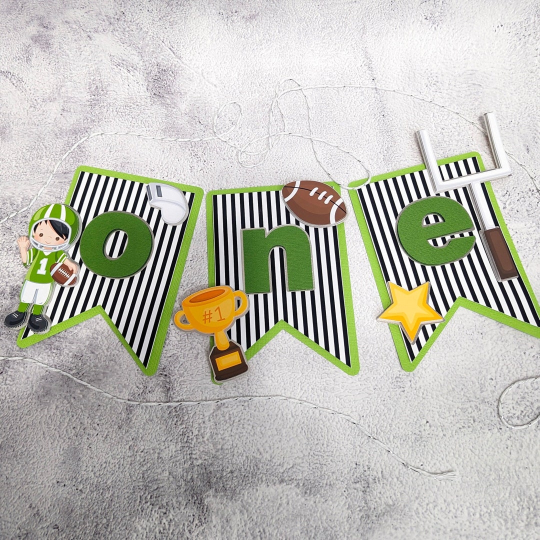 American Football Custom Banner, Football Party Decorations, Football ...