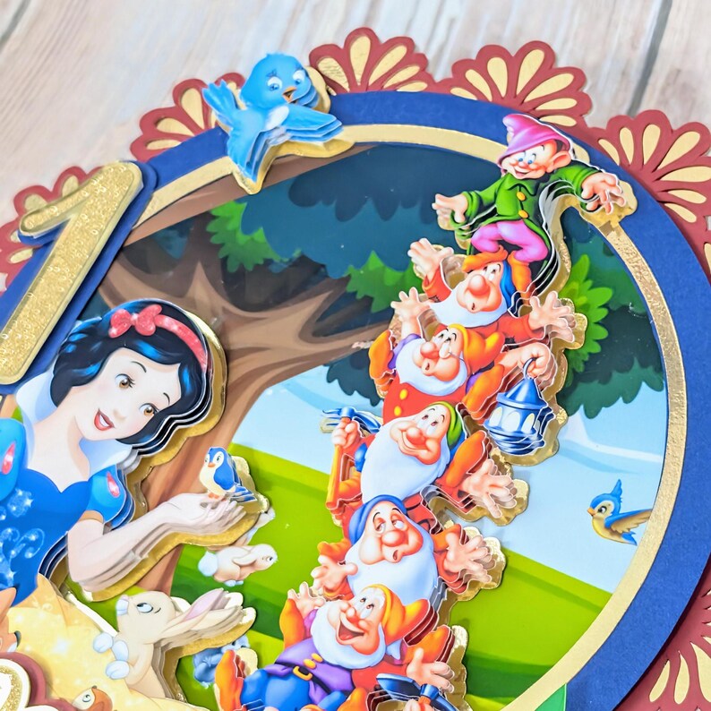 Snow White Cake Topper, Snow White Party Decor, Snow White Themed Party ...