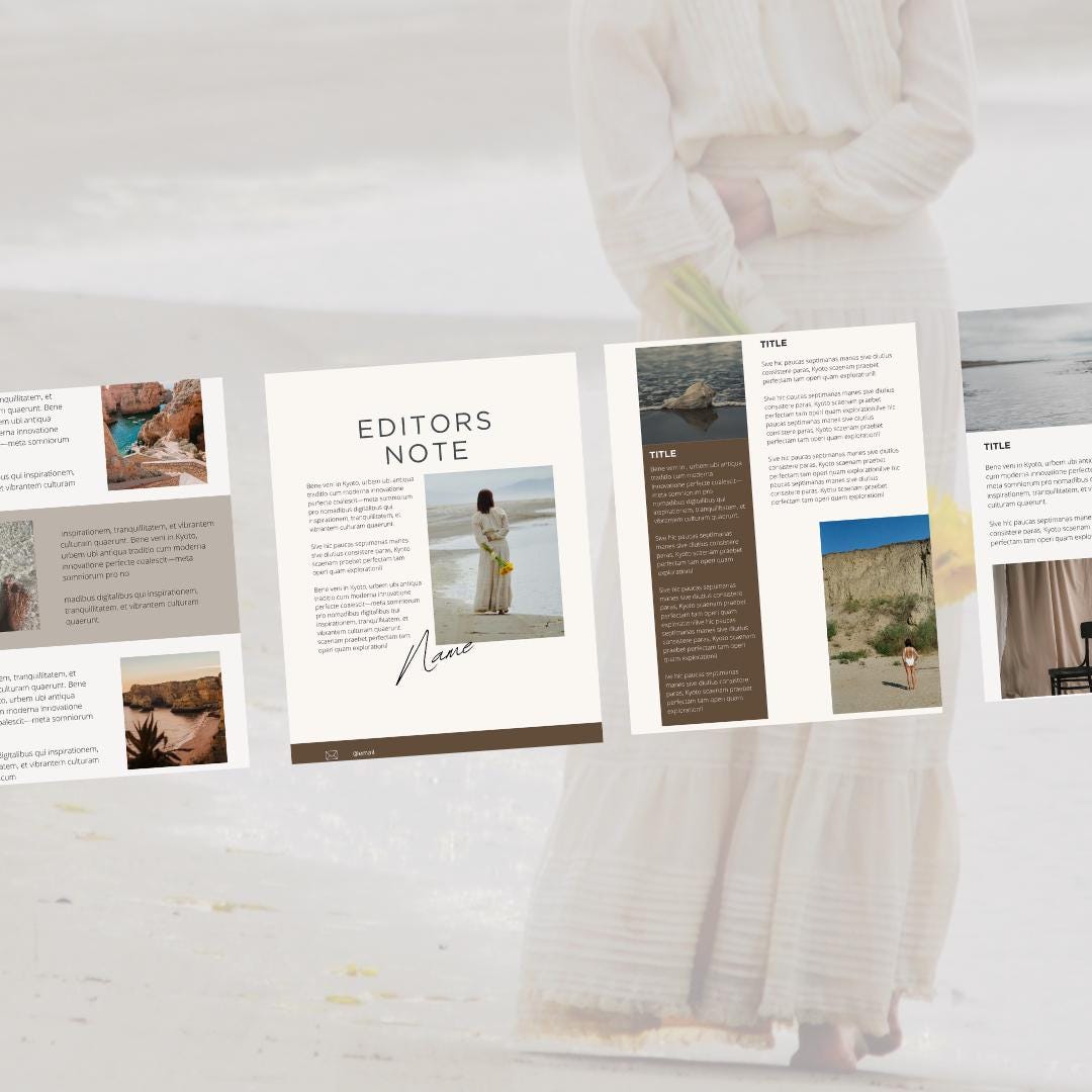 Travel Guide Template | Editable Canva Design | Printable & Reusable ...