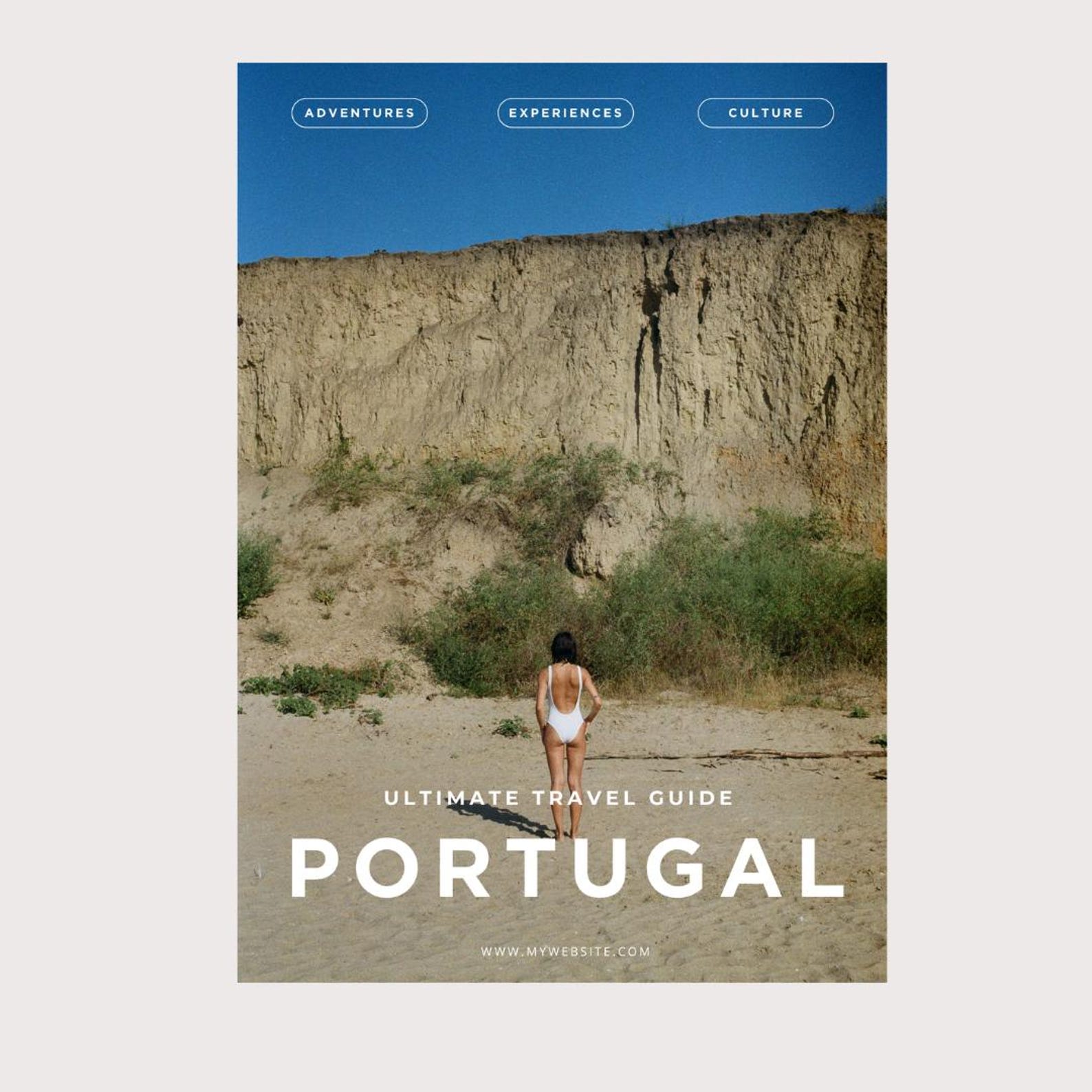 Travel Guide Template | Editable Canva Design | Printable & Reusable ...