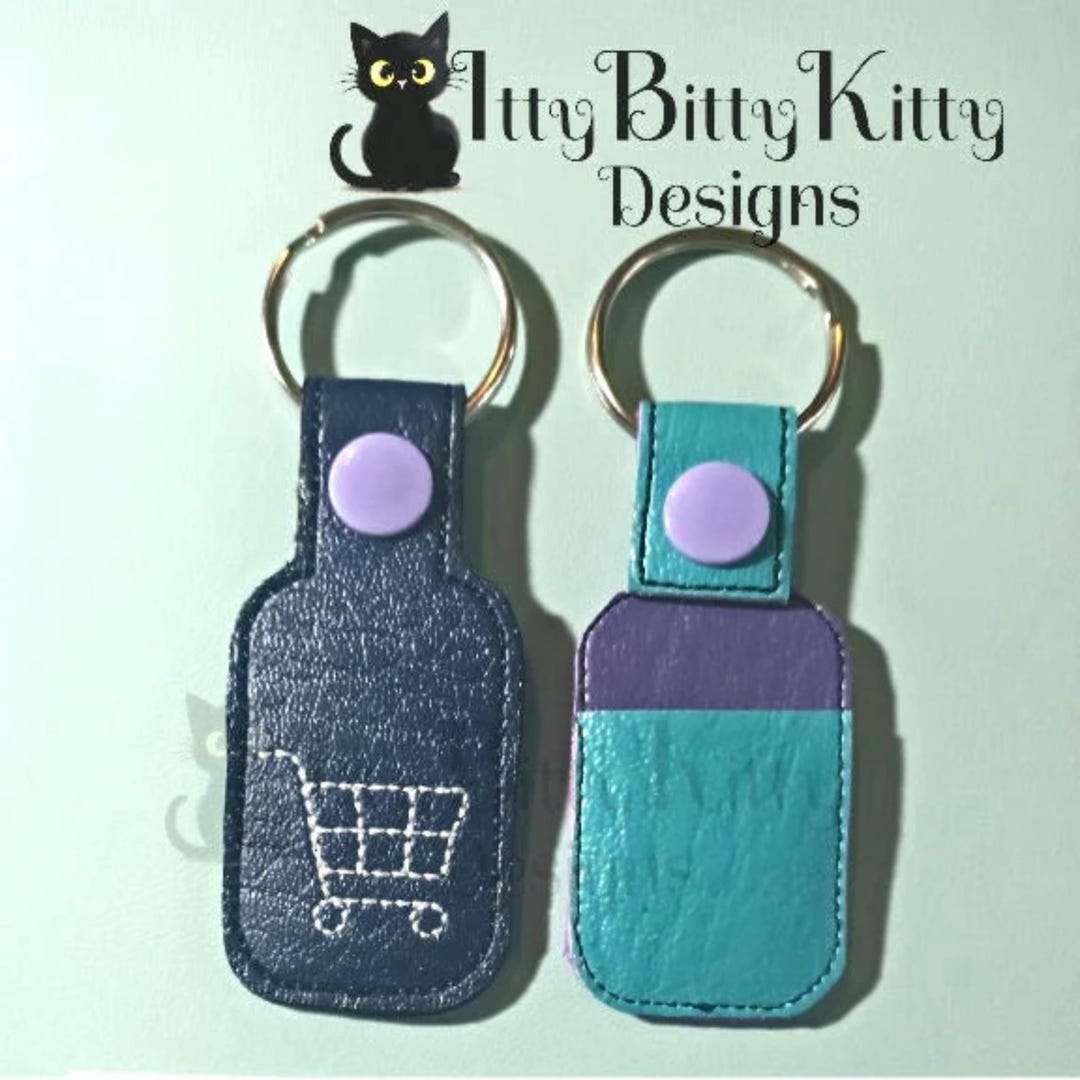 In the Hoop Trolley Token Holder, Minimum 4x4 Hoop EMBROIDERY FILE - Etsy