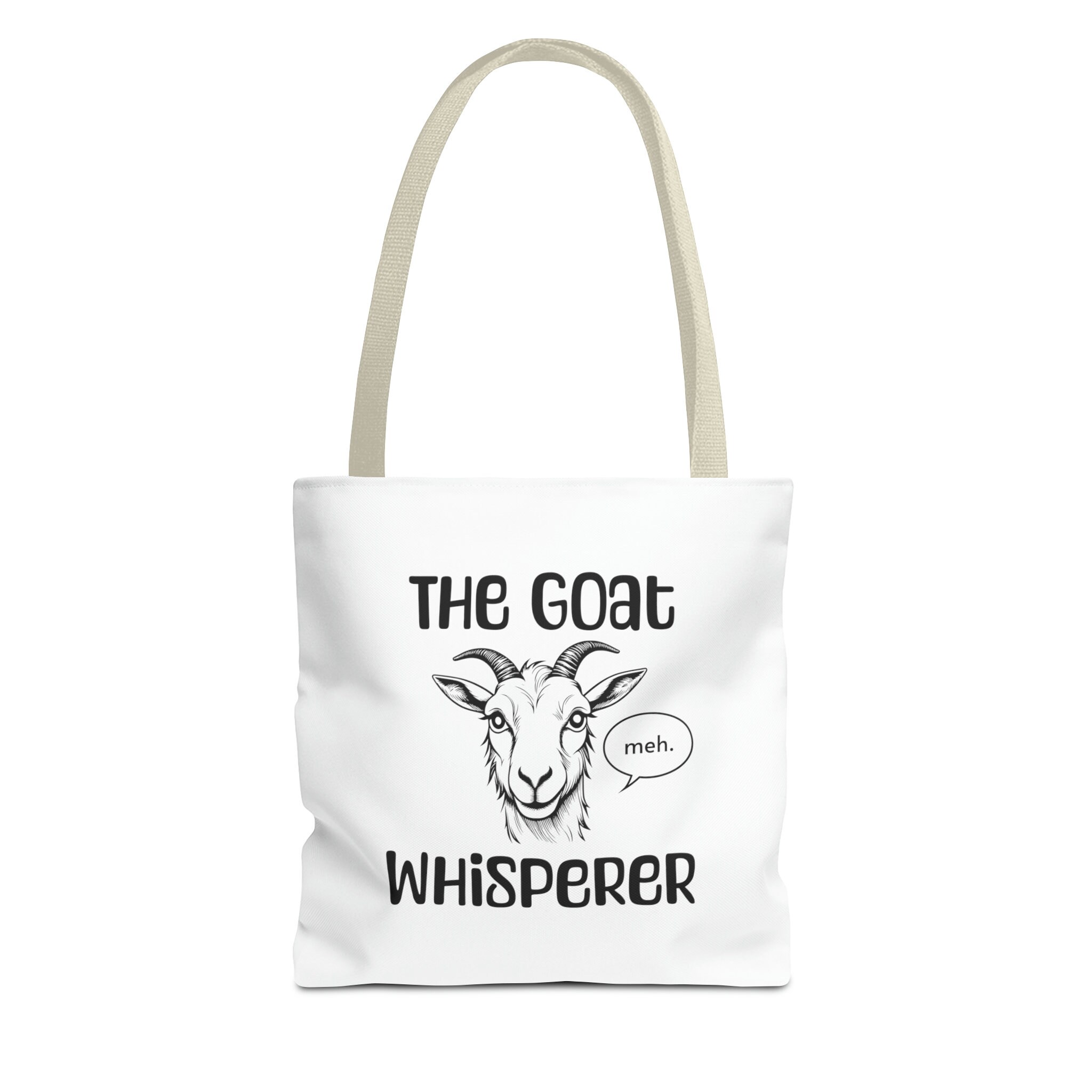 Goat Tote, the Goat Whisperer, Funny Animal Lover Tote, Quirky Goat ...