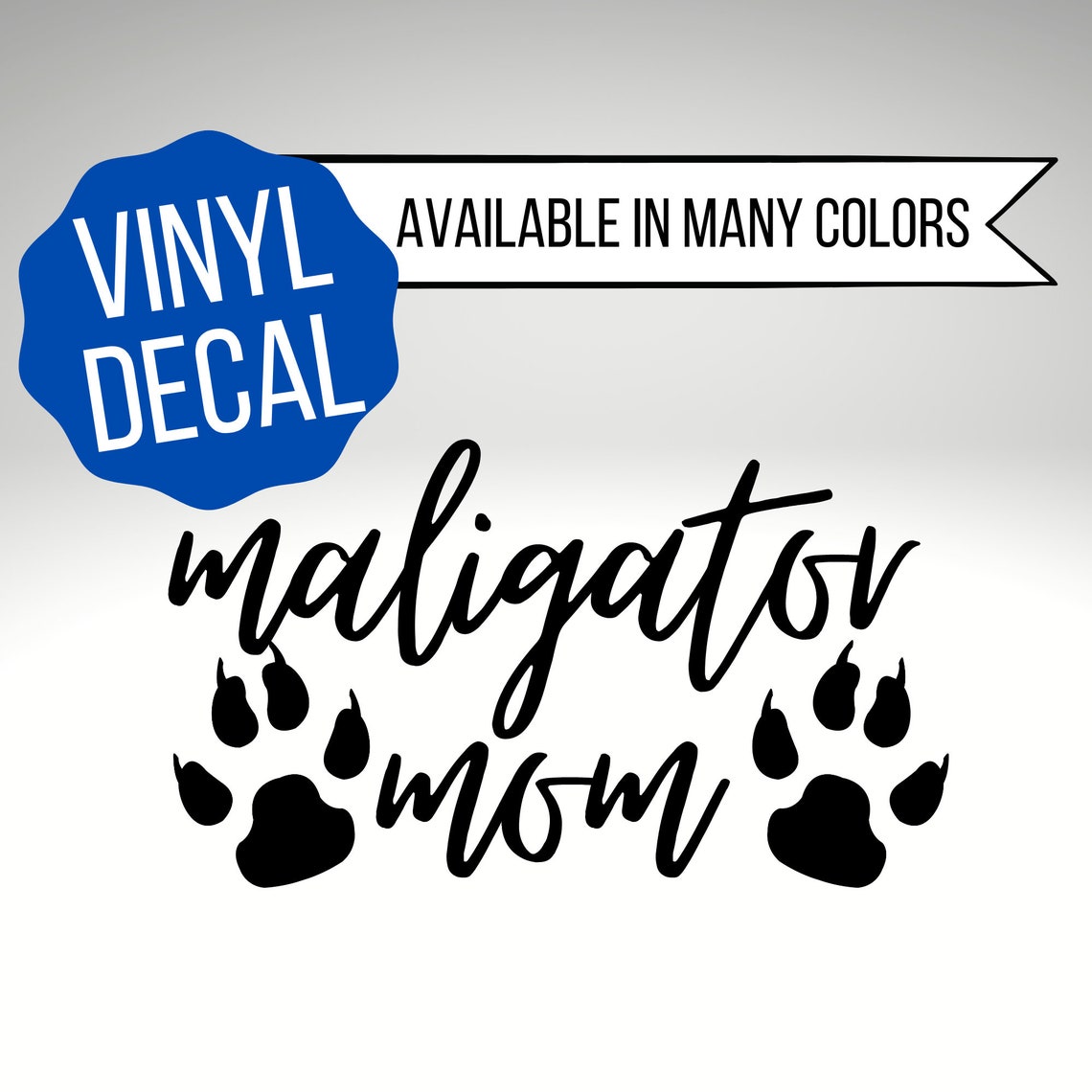 Maligator Mom Vinyl Decal Sticker Multiple colors Malinois | Etsy