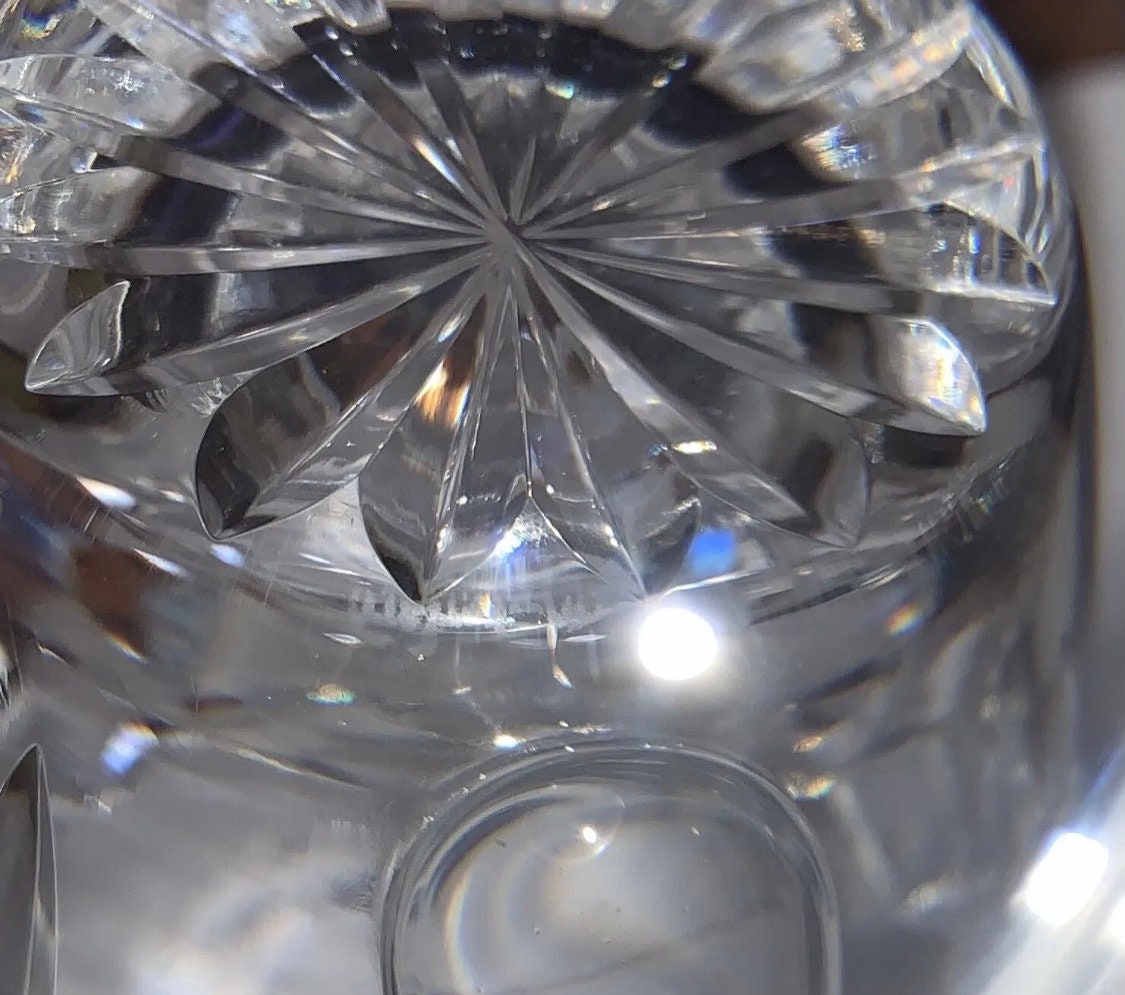 WATERFORD Crystal CREAMER,’KERRY Pattern’,rare,old Mark,mint,older Ball ...