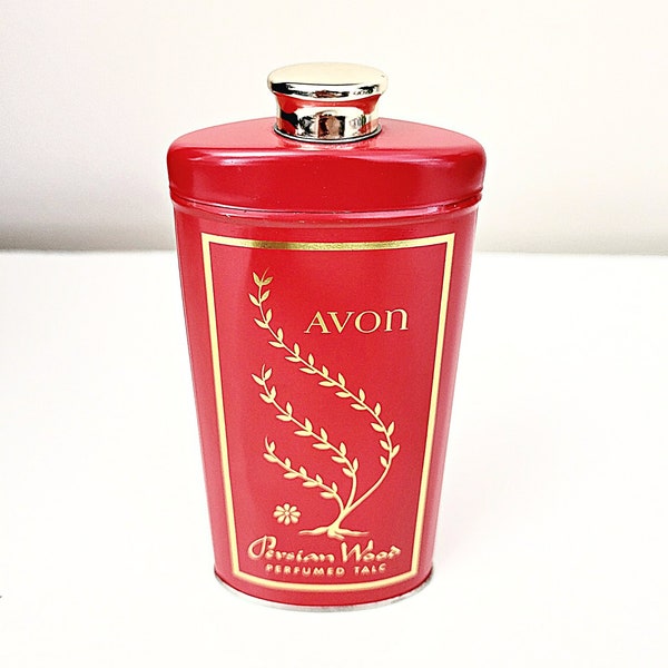 Red Avon Powder Box - Etsy