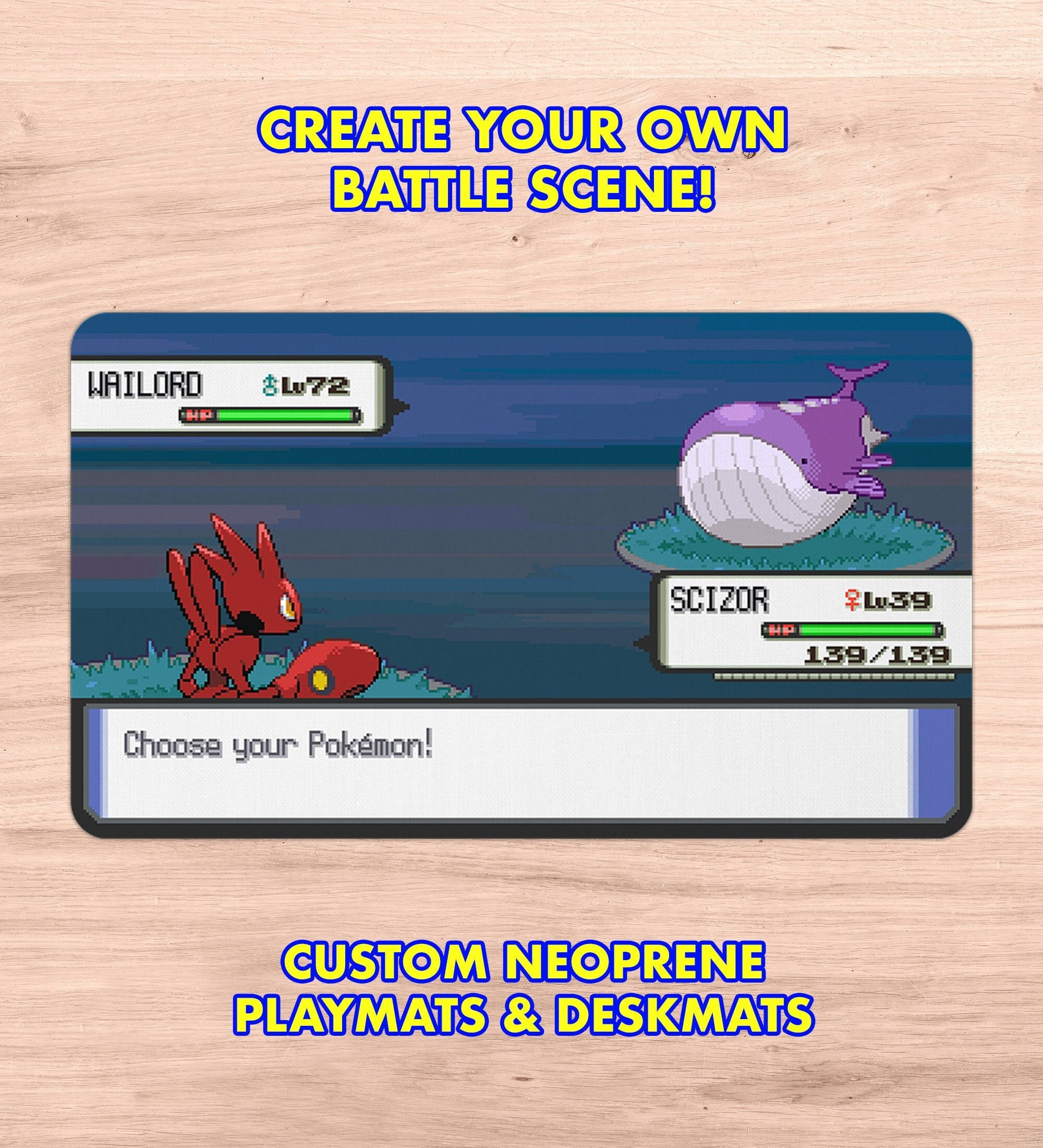 Make Your Own Pokemon Battle Scene