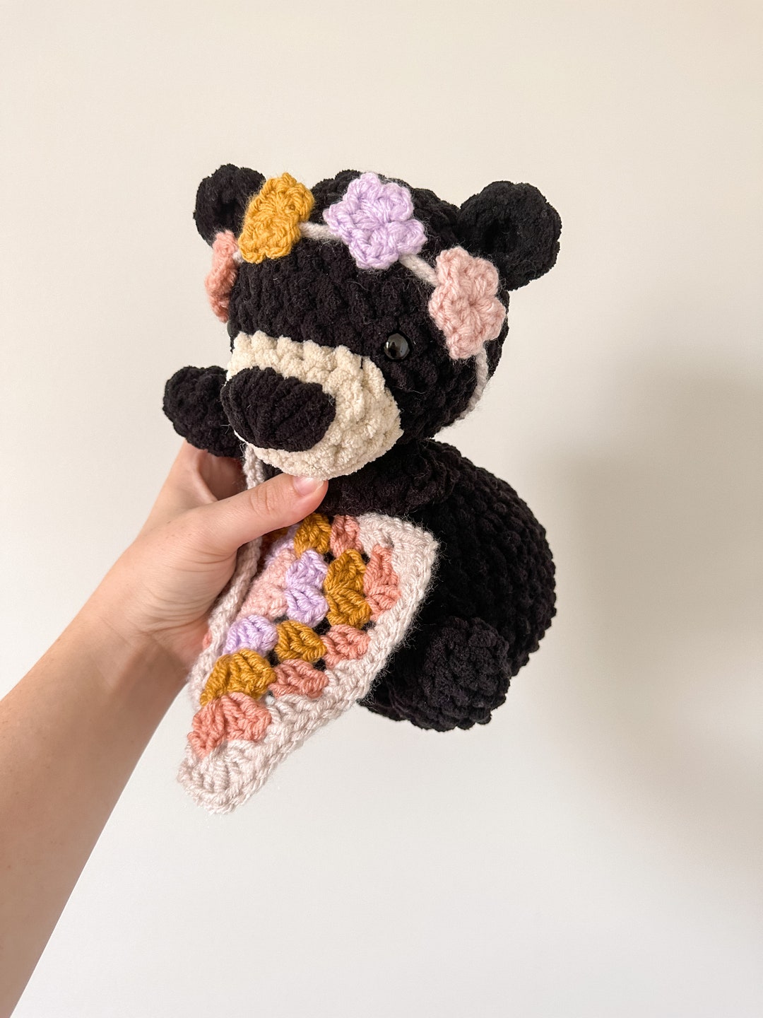 Baby Bear Plushie Bear Stuffed Animal Handmade Bear First Birthday Gift ...