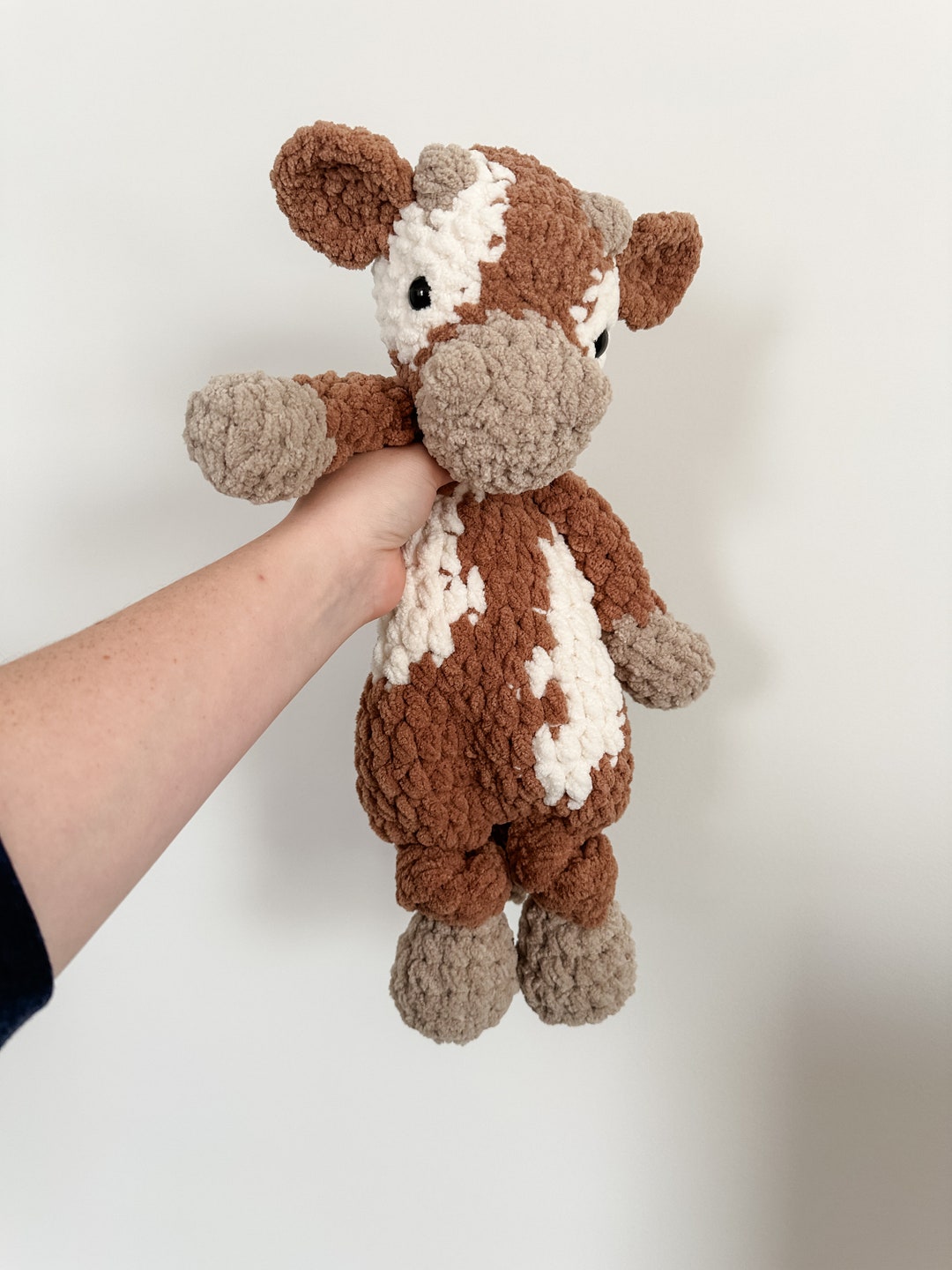 Cow Snuggler Mini Cow Lovey Farm Nursery Decor Heirloom Gift First ...