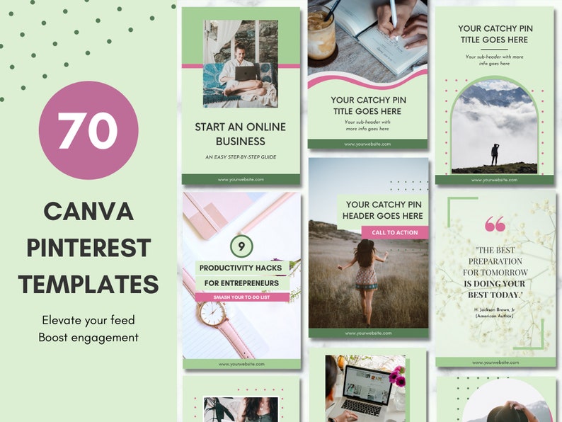70 Canva Pinterest Templates Pastel Pinterest Templates Pinterest ...