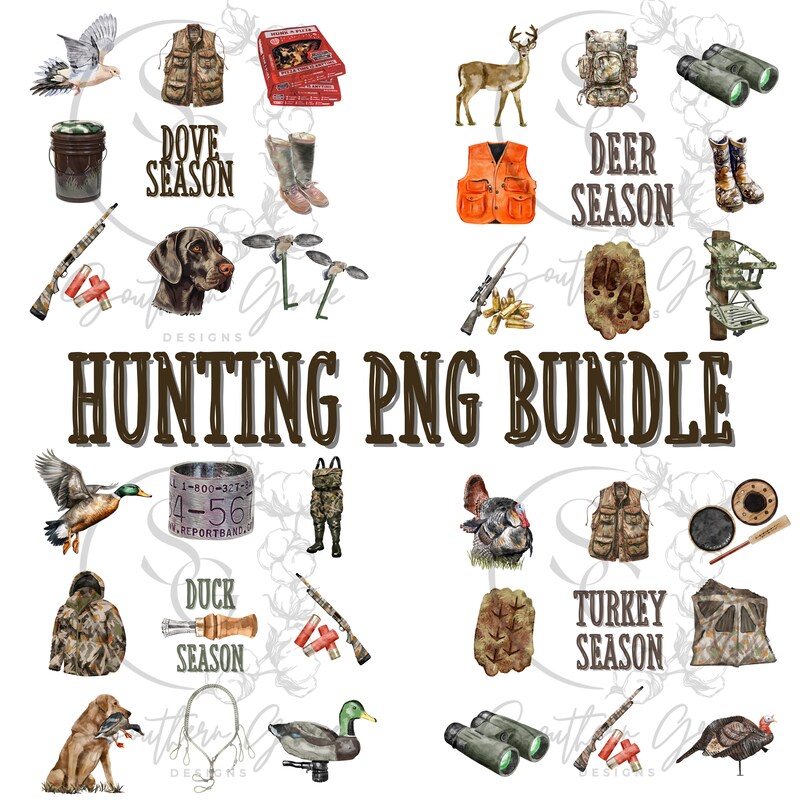 Southern Hunting Png - Etsy