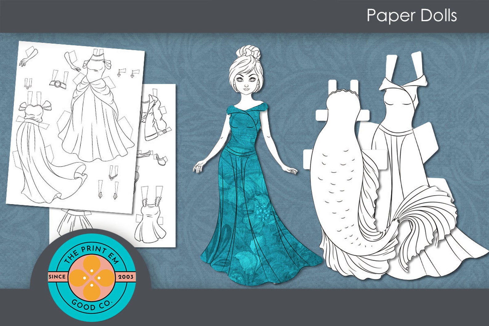 Fun Paper Dolls DIY - Etsy