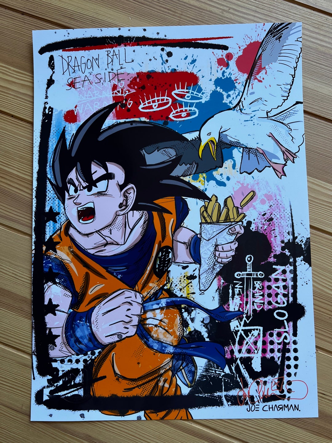 Dragon Ball Sea Side - Digital Print (limited Edition) - Etsy