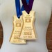 Personalised Wooden Netball Medal, Awards, Tournament Prizes, End of ...