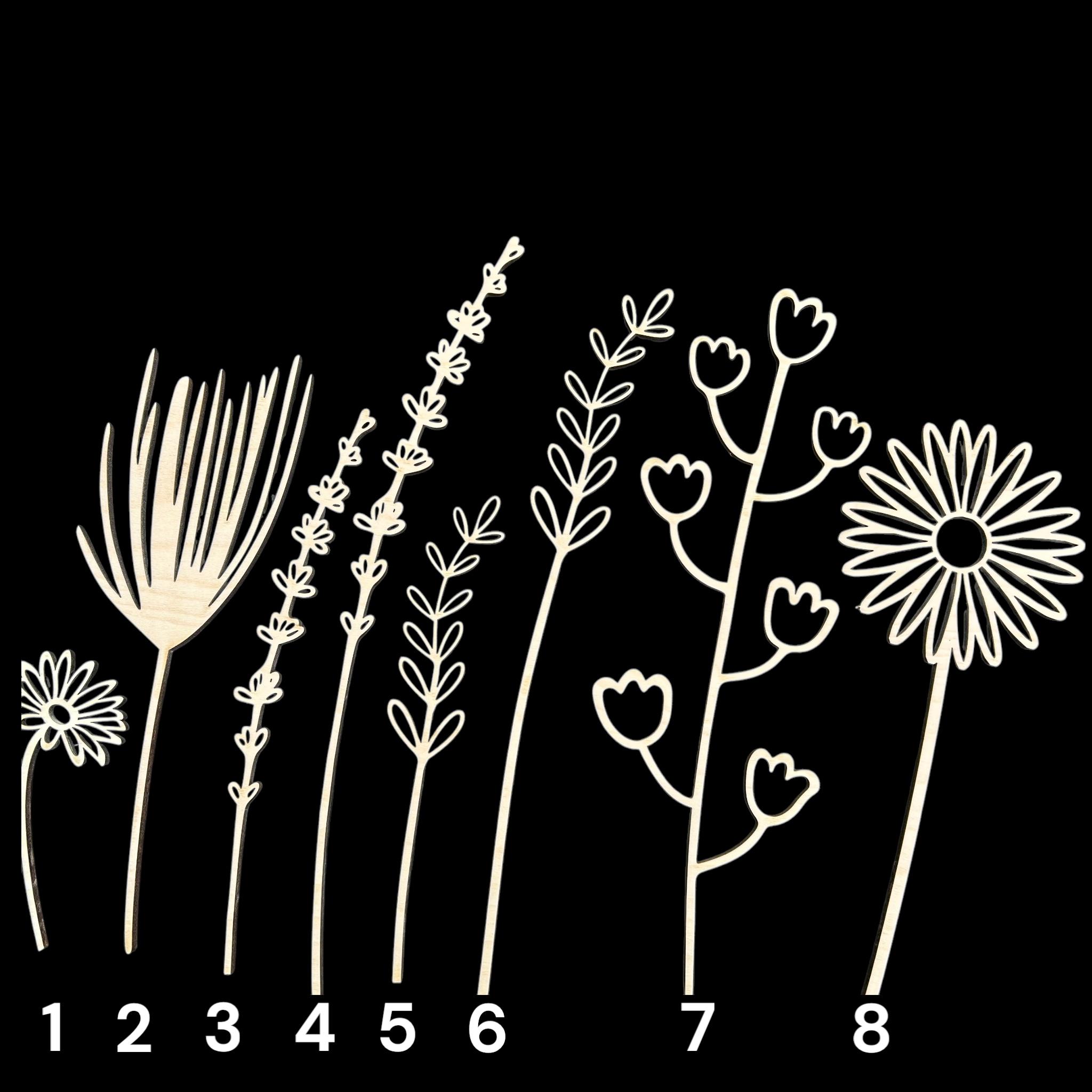 Wooden Floral Stems, Eco Friendly Home Decor for Flower Arrangements ...