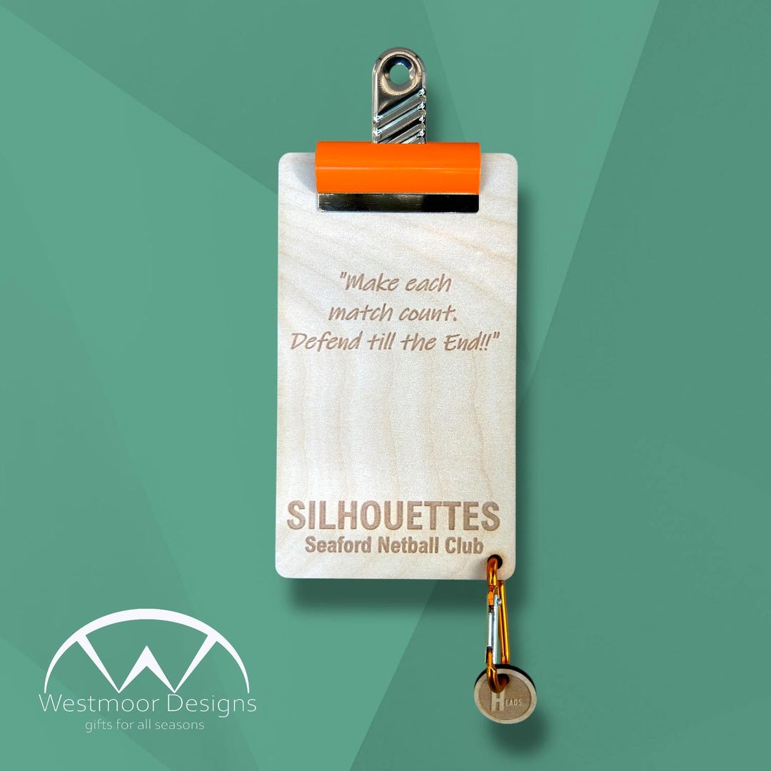 Personalised Umpire Clipboard: Netball, Hockey Coach Gift - Etsy