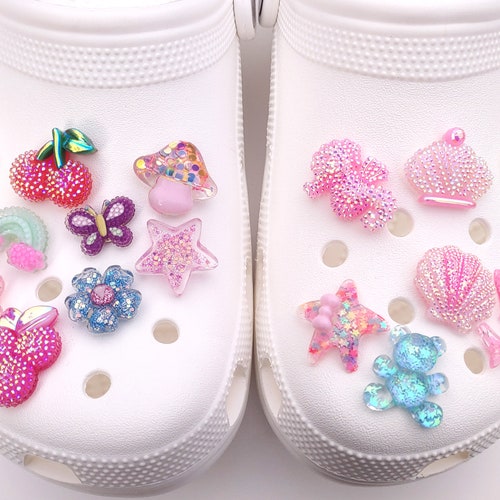 17 Pcs Shoe Charms for Crocs Bling Rose Bear Tower Set 63262 - Etsy