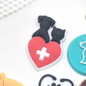 Vet Tech Shoe Charms | Veterinarian Charms | Vet Tech Gift | Vet Tech ...