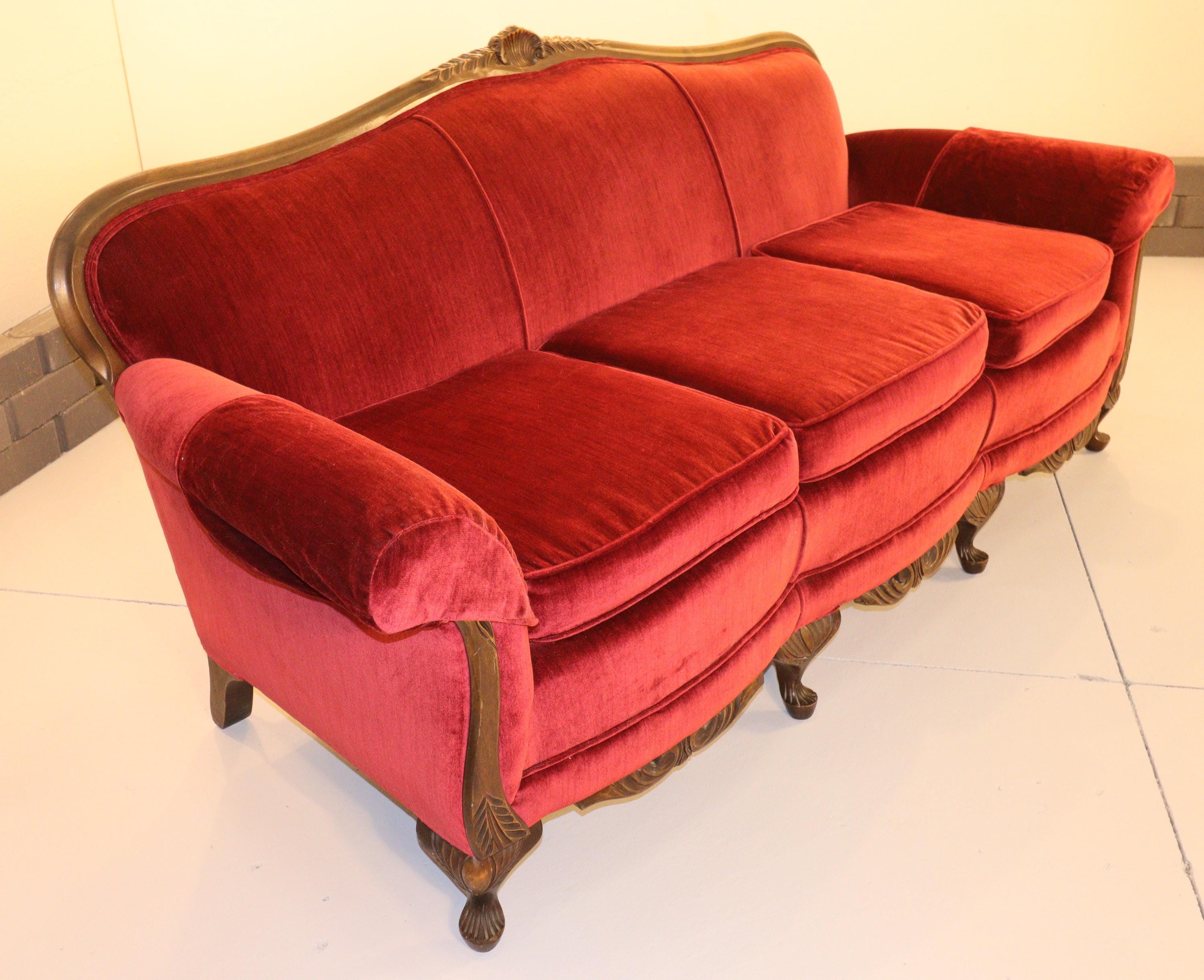 Early 20th Century Bordello Settee - Etsy