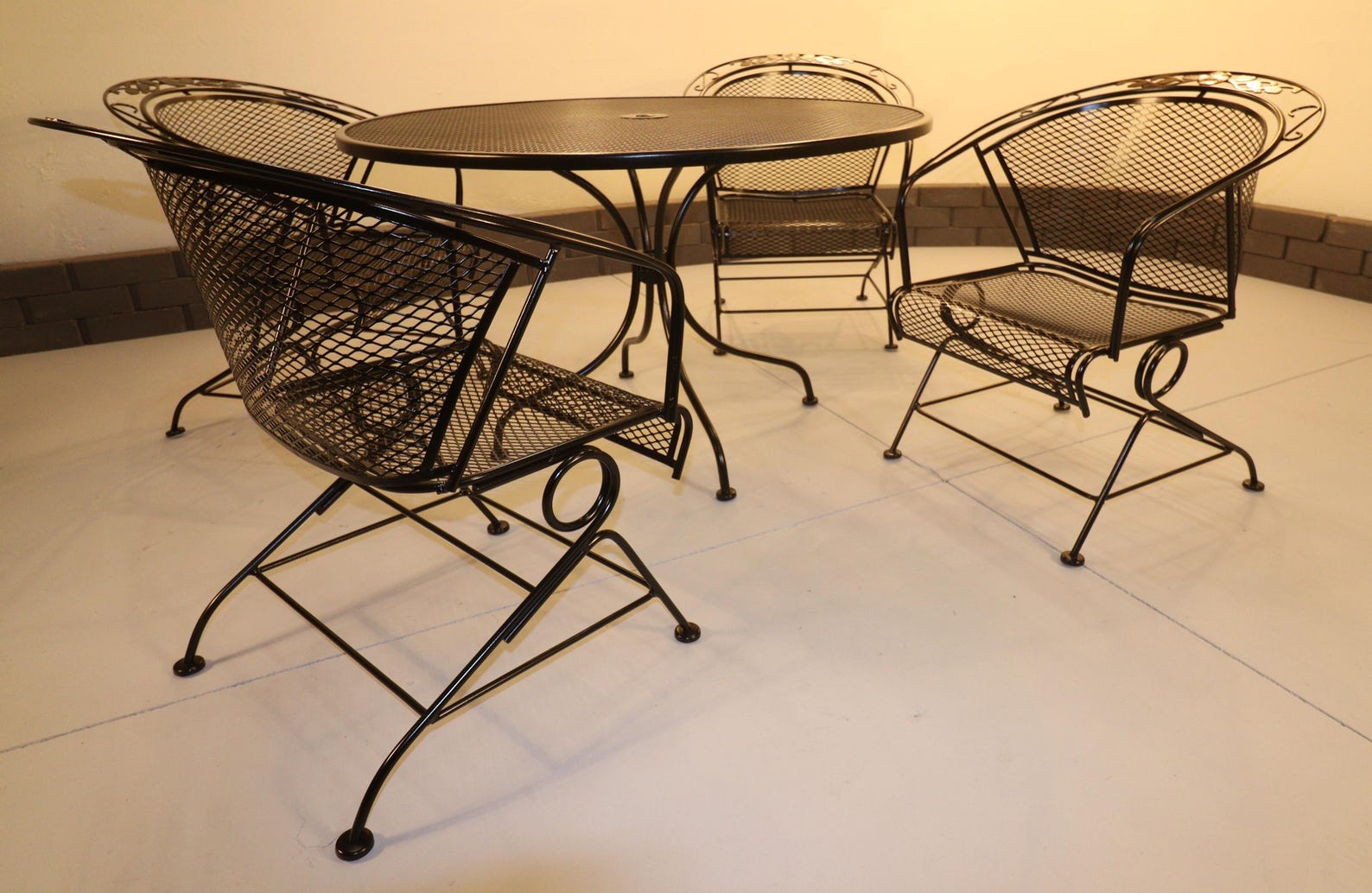 Vintage Meadow Craft Floral and Leaf Coil Spring Chairs - Etsy