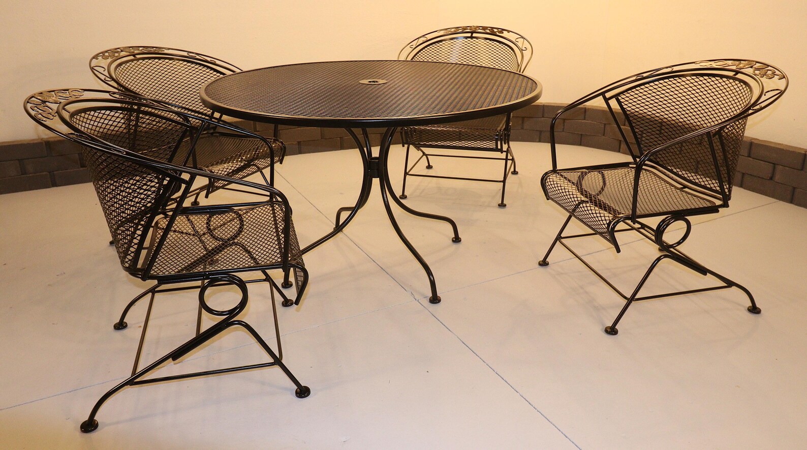 Vintage Meadow Craft Floral and Leaf Coil Spring Chairs - Etsy