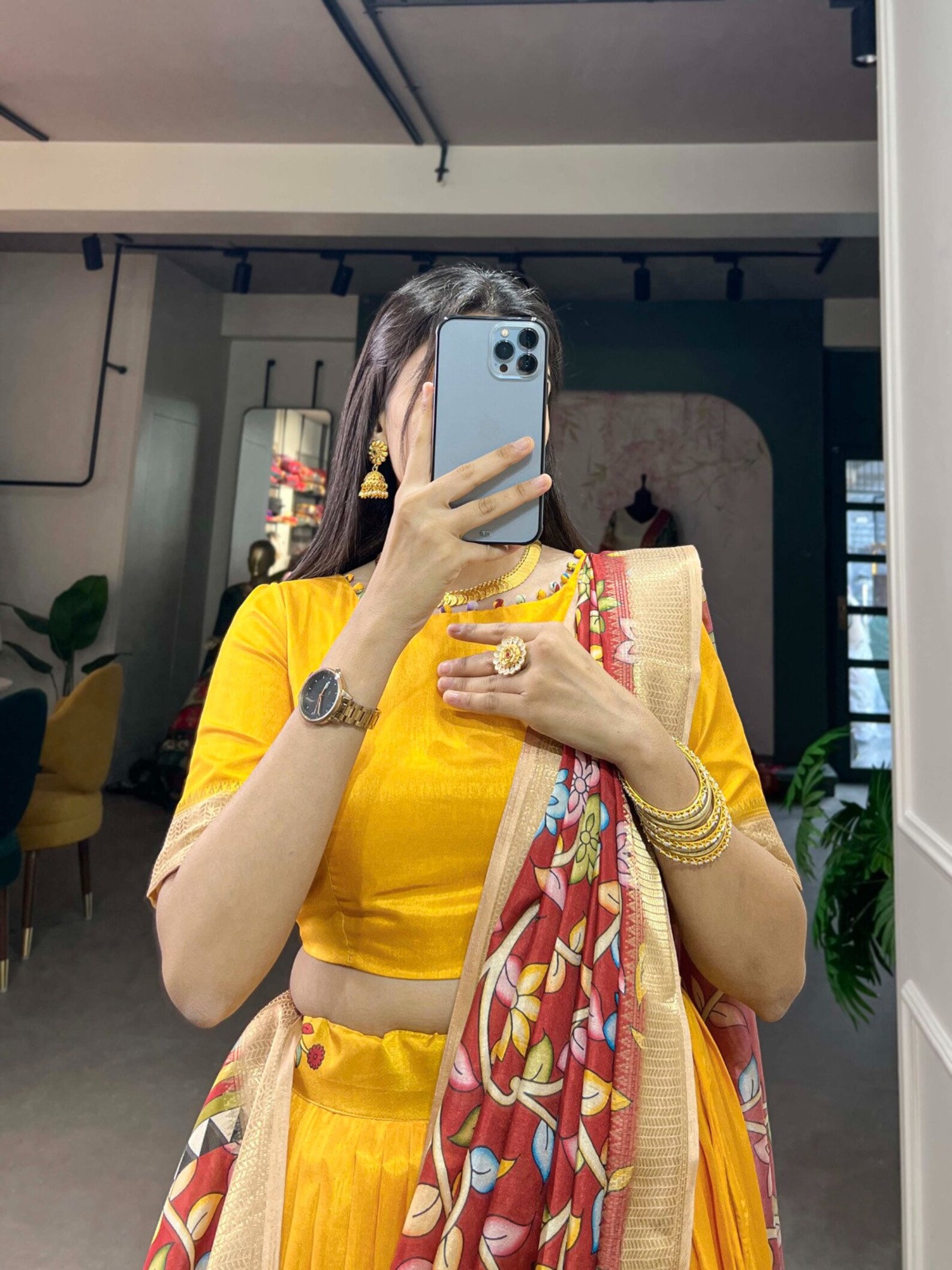 Kalamkari Lehenga Set Ghagra Garba Haldi Mehndi Indian Skirt Set for ...