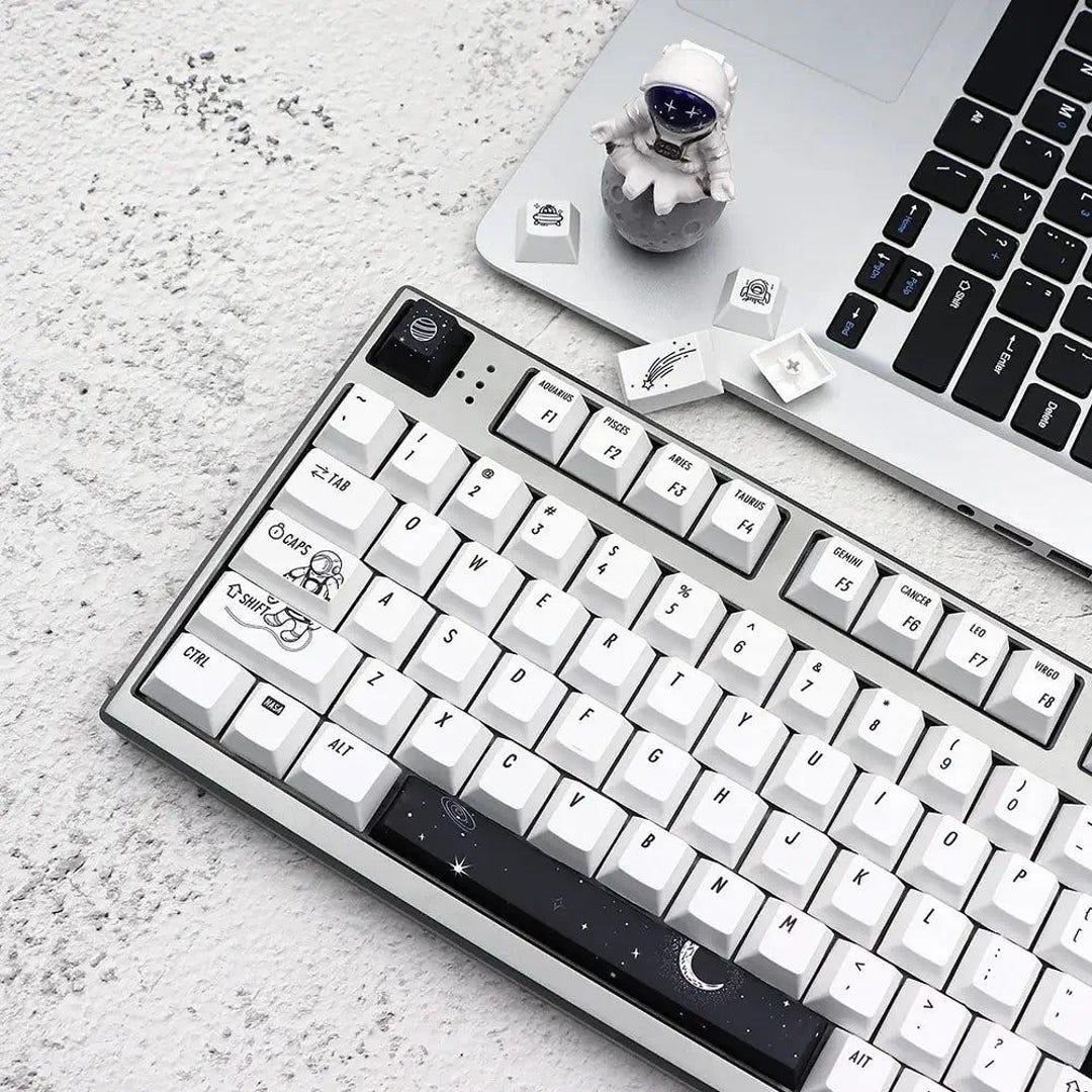QWERTY Space Keycaps - Etsy